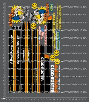 MCI REPRODUCTION DECALS MCI 1/10th REPRODUCTION TAM 58065 - CLOD BUSTER ...