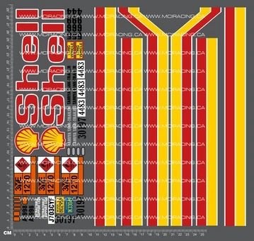 MCI REPRODUCTION DECALS MCI 1/14th REPRODUCTION TAM - SHELL TANKER ...