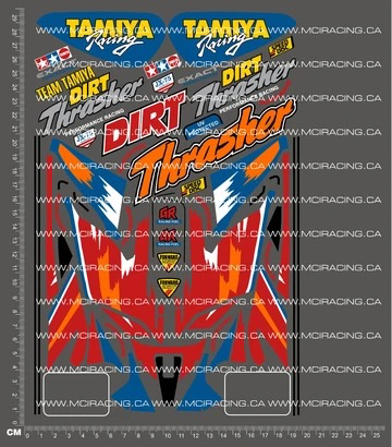 MCI REPRODUCTION DECALS MCI 1/10th REPRODUCTION TAM 58160 - DIRT ...