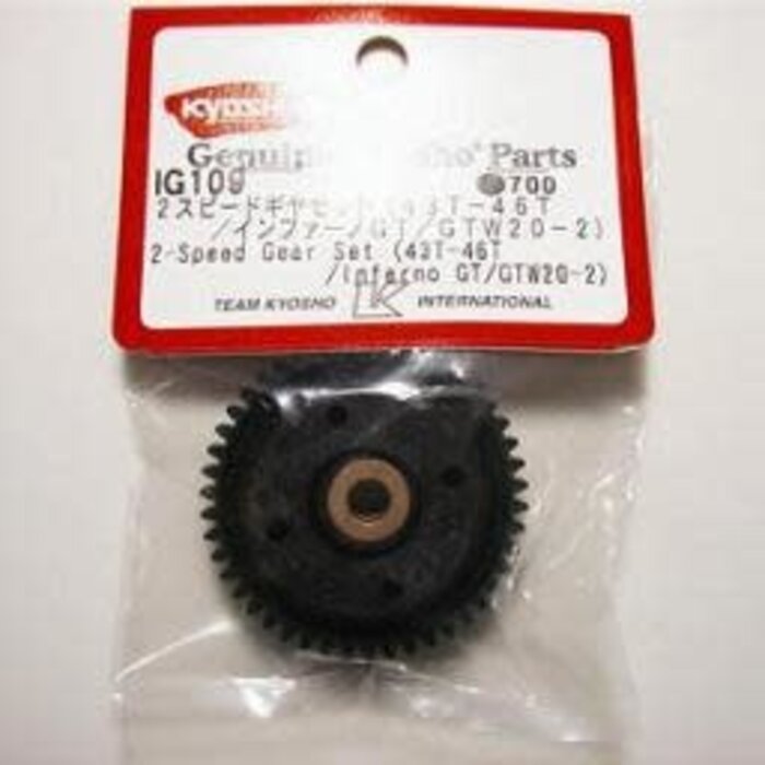 KYOSHO KYOSHO 2 SPEED GEAR SET 43T-46T INFERNO GT IG109 GTW20-2 - www ...