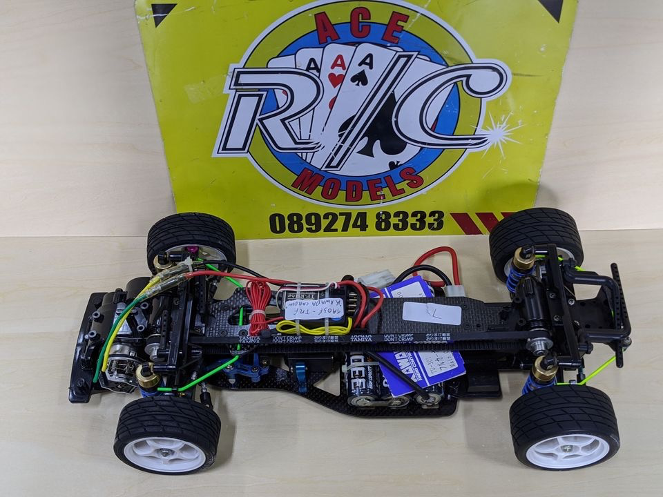 TAMIYA TAMIYA TA03F TRF KAWADA CARBON CHASSIS & RX COMBO TP RC SYSTEM ...