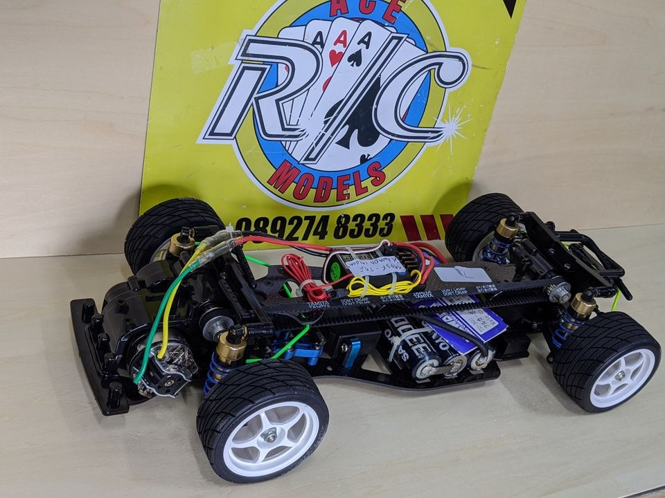 TAMIYA TAMIYA TA03F TRF KAWADA CARBON CHASSIS & RX COMBO TP RC SYSTEM ...