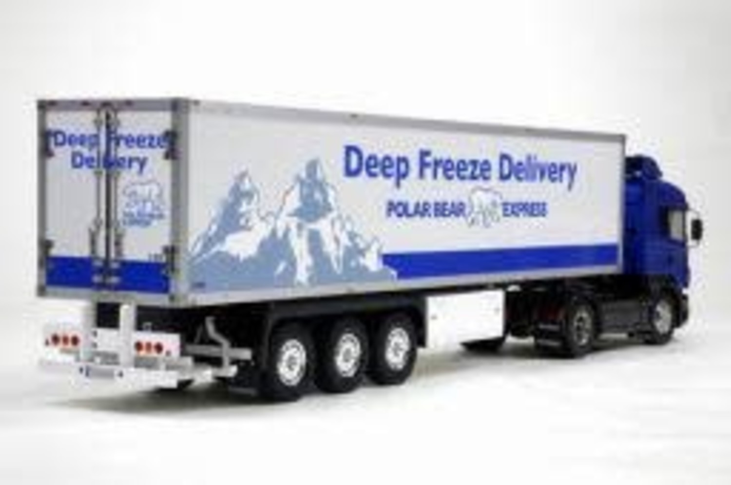 TAMIYA R/C TRI AXLE TRAILER SEMI REEFER DEEP FREEZE 1/14 - www ...