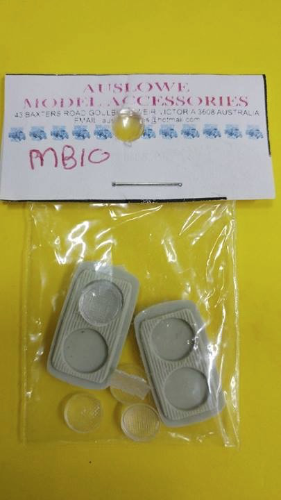 AUSLOWE AUSLOWE R MODEL MACK TWIN HEADLIGHT SET WITH CLEAR PARTS - www ...