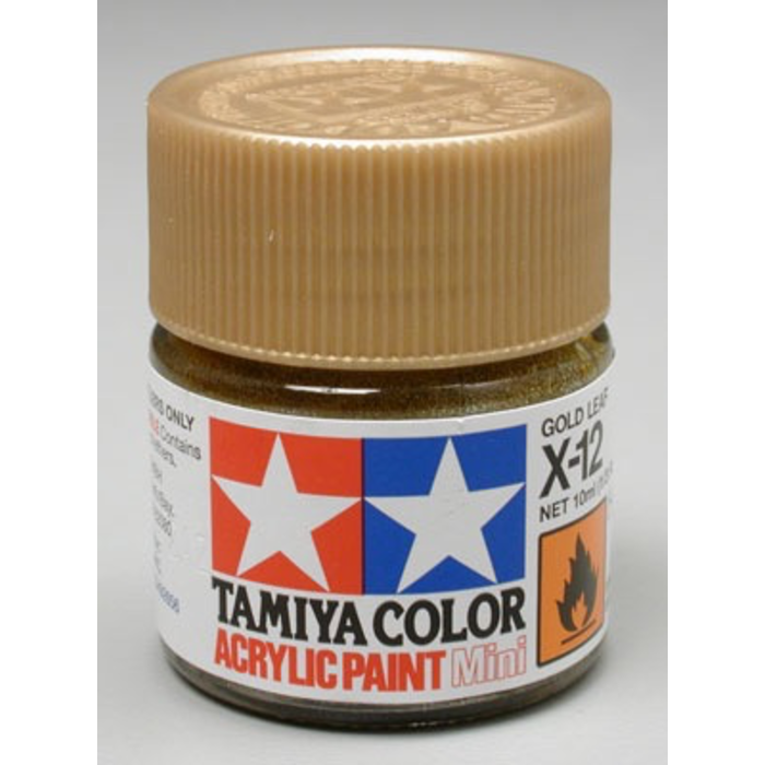 TAMIYA TAMIYA 10ml X-12 GOLD LEAF - www.acercmodels.com