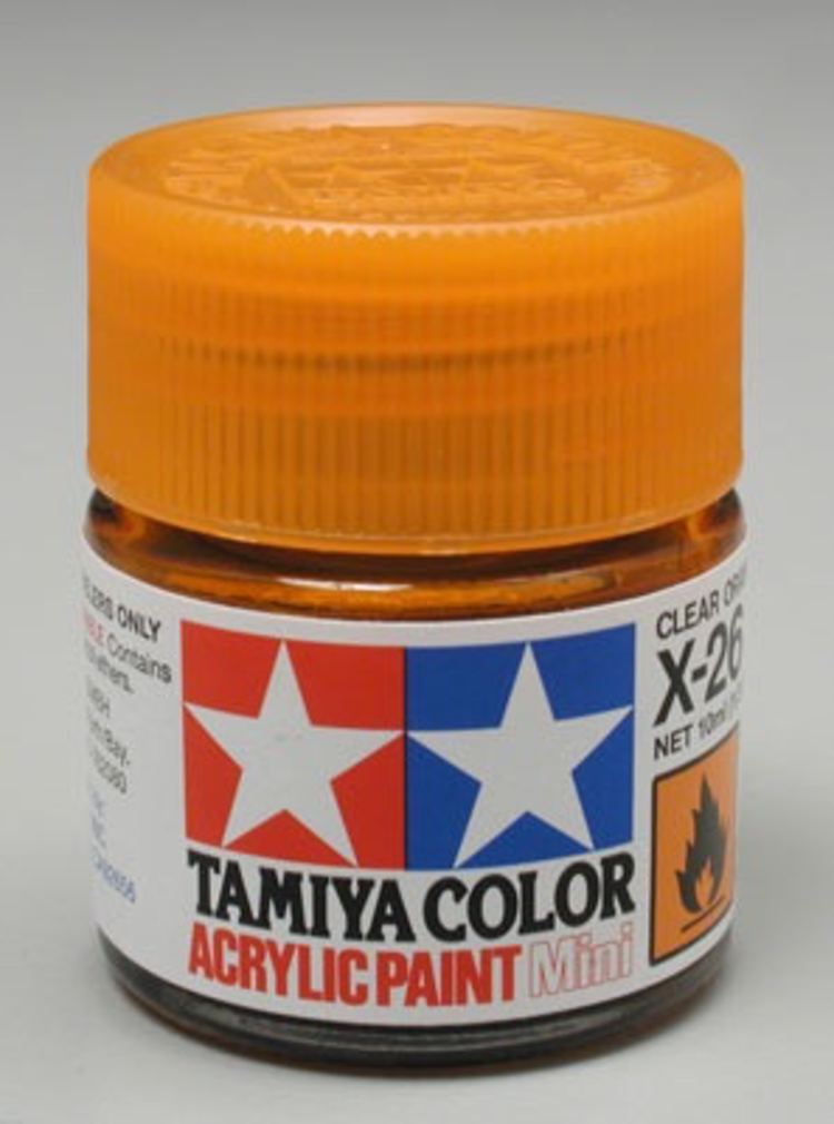TAMIYA TAMIYA 10ml X-26 CLEAR ORANGE - www.acercmodels.com
