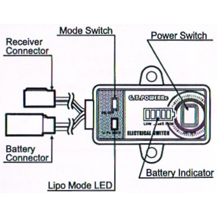 G.T POWER RC GT POWER ELECRICAL SWITCH - www.acercmodels.com