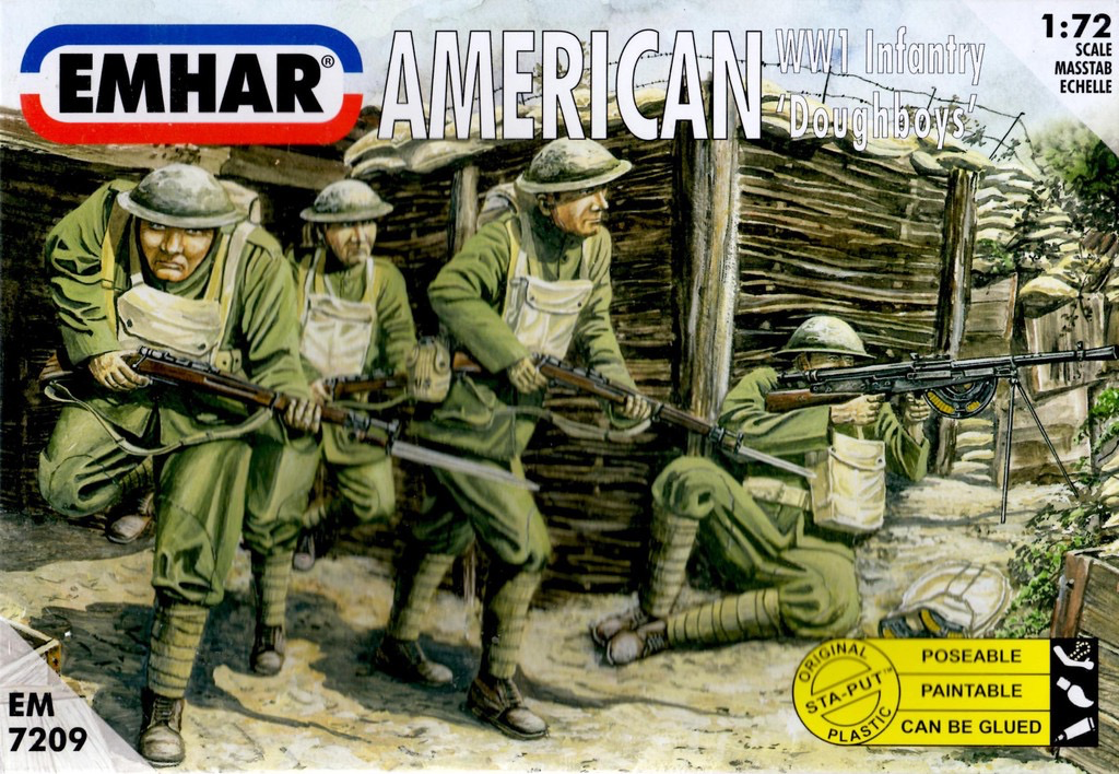 EMHAR EMHAR AMERICAN WW1 INFANTRY 1/72 ‚ÄòDOUGHBOYS‚Äô EM7209 - www ...