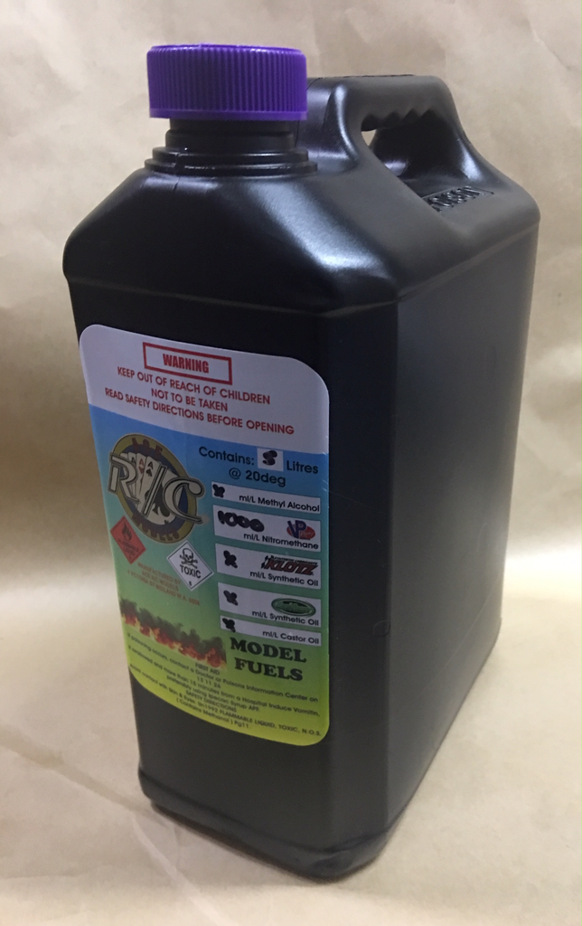 PRO GLOW 5lt 5% NITRO FUEL 18% CASTOR OIL - www.acercmodels.com