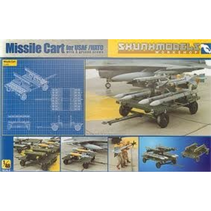SKUNKMODELS SKUNKMODELS WORKSHOP MISSILE CART FOR USAF/NATO WITH 3 ...