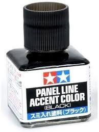 TAMIYA TAMIYA PANEL LINE ACCENT COLOR BLACK 87131 - www.acercmodels.com