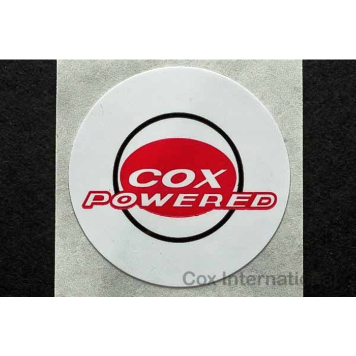 COX "Cox Powered" Sticker - www.acercmodels.com