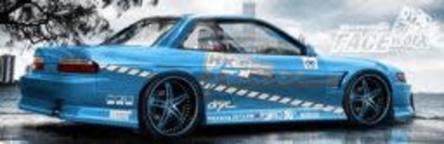 FACEWORX FACE-WORX 1/10 PRINTED & CUT DECALS S13 HKS DRIFT (FULL COLOUR ...