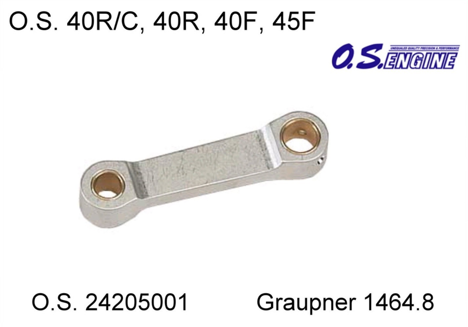 O.S. PARTS OS 40 R/C,40FSR CONROD - www.acercmodels.com