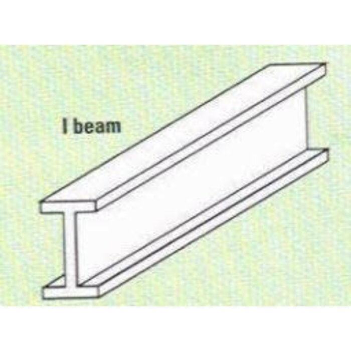 EVERGREEN EVERGREEN I BEAM .100 2.5mm - www.acercmodels.com