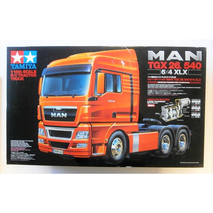 TAMIYA MAN TGX 26.540 6 X 4 XLX TRACTOR TRUCK 1:14 SCALE - www ...