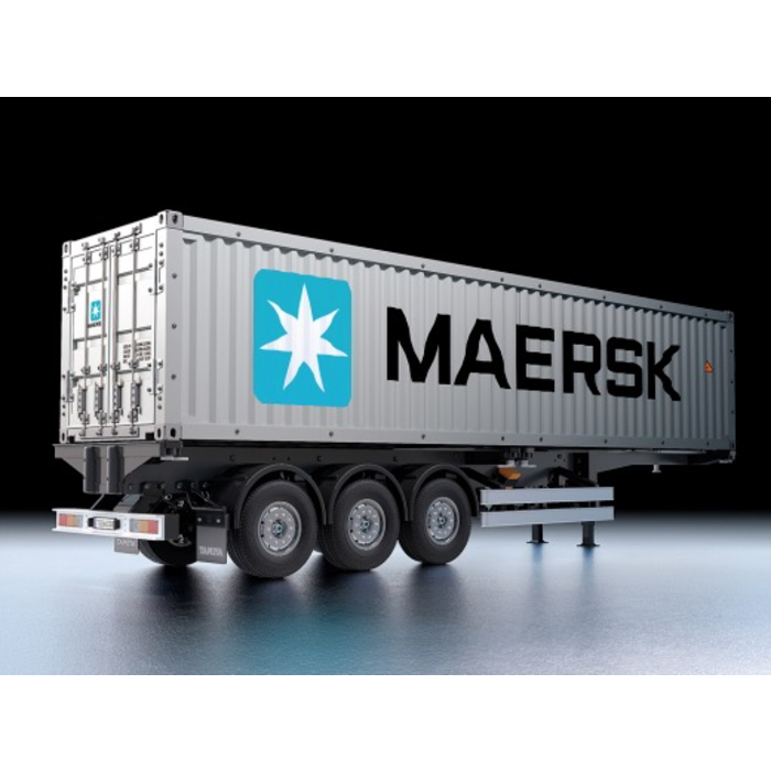 TAMIYA 40 FOOT CONTAINER SEMI TRAILER MAERSK 1/14 T56326 - www ...