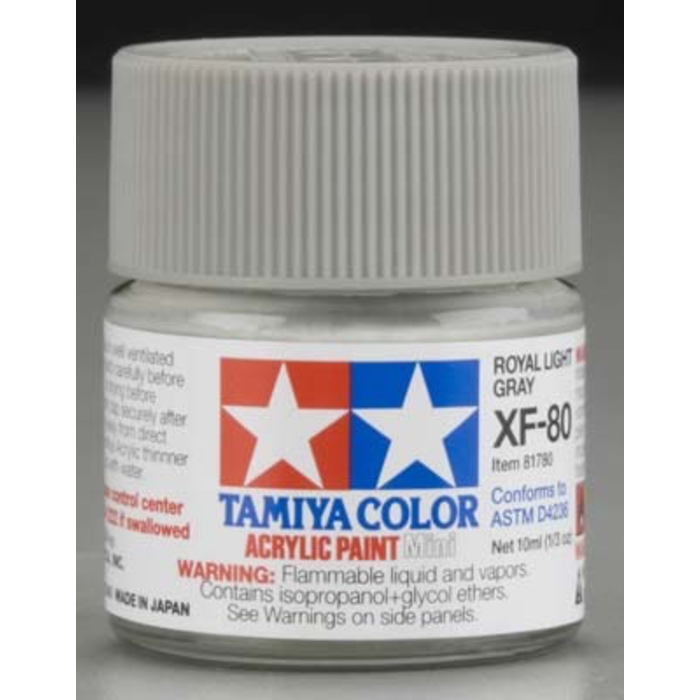 TAMIYA TAMIYA 10ML XF-80 ROYAL LIGHT GRAY - www.acercmodels.com