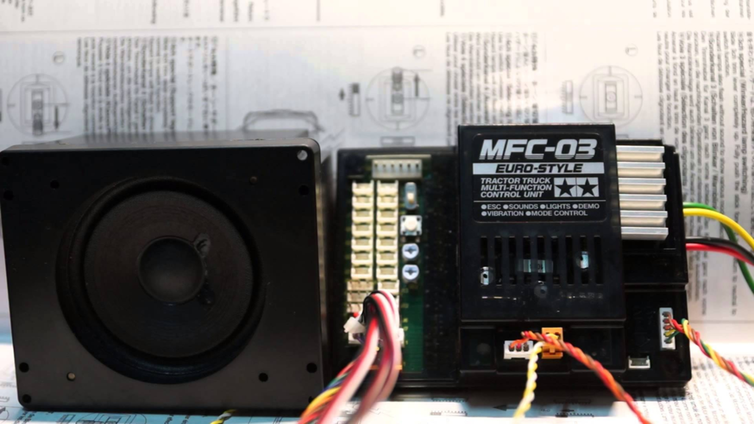 TAMIYA Tamiya Multi-Function Control Unit Tractor Truck MFC-03 1/4 EURO ...