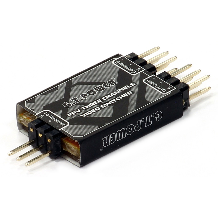 G.T POWER RC G.T. POWER FPV THREE CHANNEL VIDEO SWITCHER - www ...
