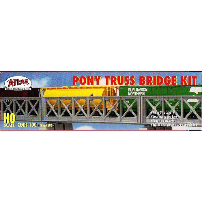 ATLAS ATLAS PONY TRUSS BRIDGE KIT HO SCALE - www.acercmodels.com