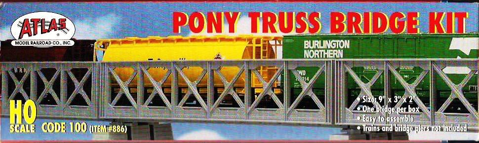 ATLAS ATLAS PONY TRUSS BRIDGE KIT HO SCALE - www.acercmodels.com