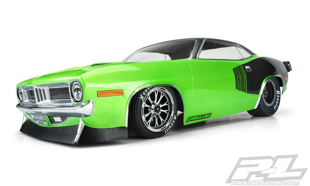 PROLINE PROLINE 1972 Plymouth Barracuda Clear Body for Slash® 2wd Drag ...