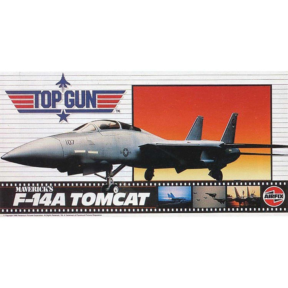 AIRFIX AIRFIX PLASTIC KIT TOP GUN MAVERICK'S F-14A TOMCAT 1:72 - www ...