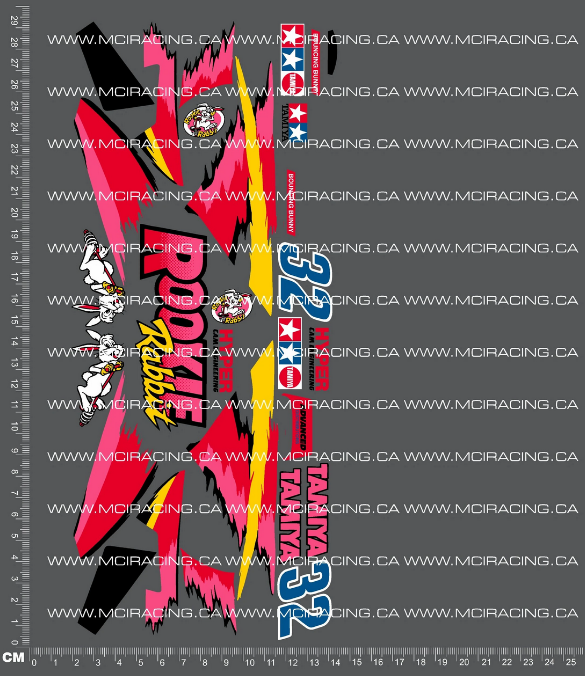 MCI REPRODUCTION DECALS MCI 1/10th REPRODUCTION TAM 57501 - ROOKIE ...