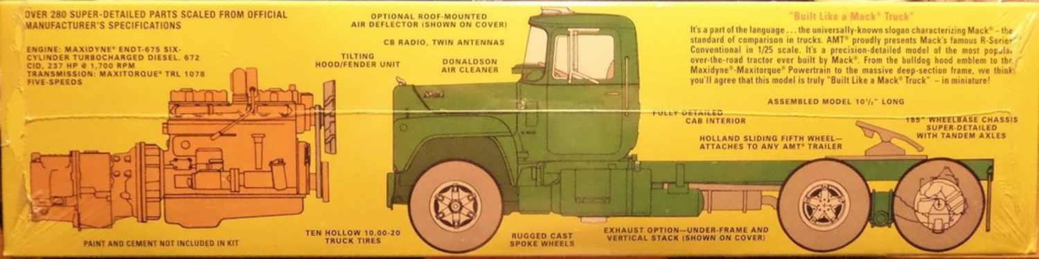 AMT 1/25 Mack R685ST Semi Tractor truck - www.acercmodels.com