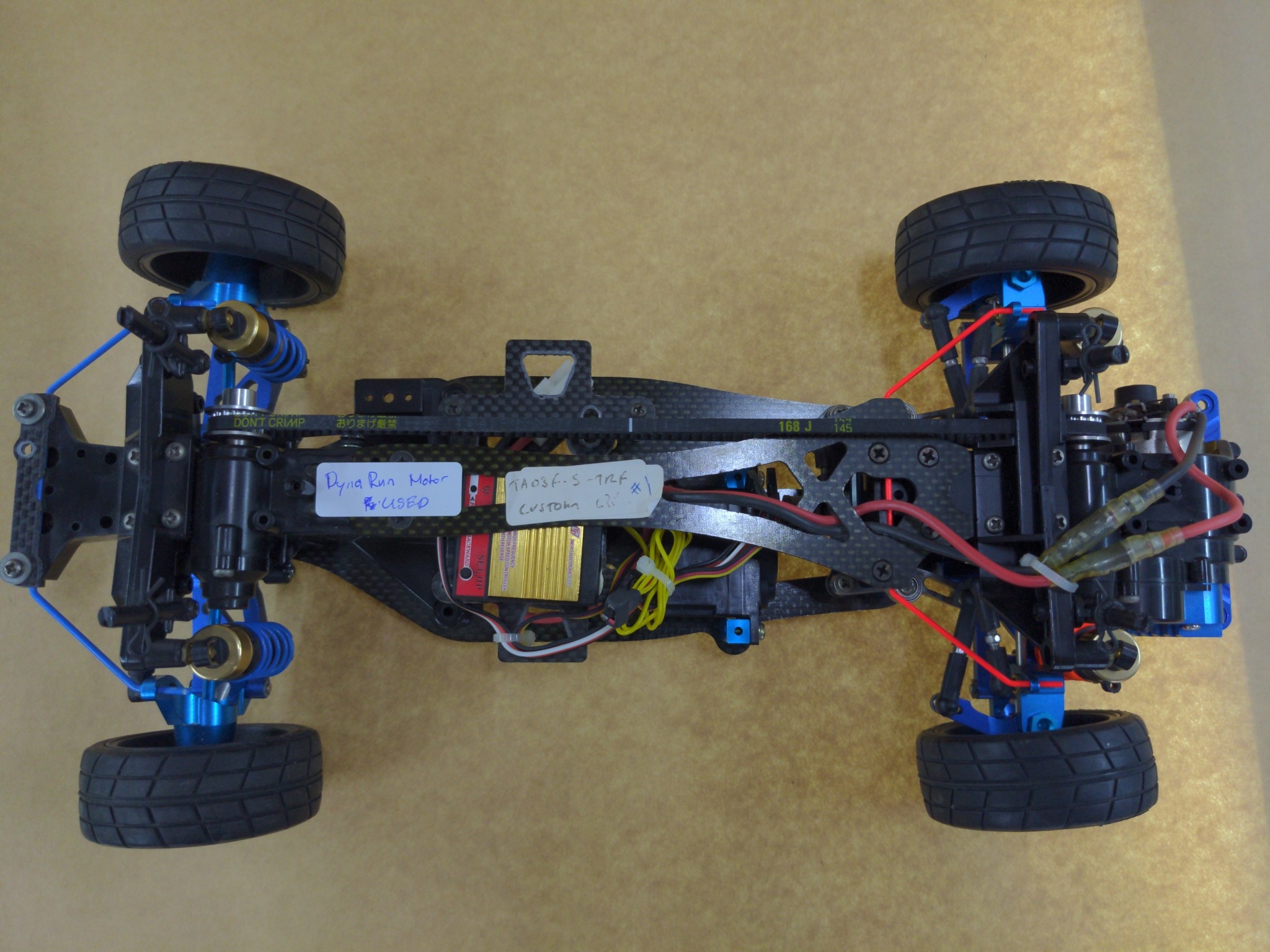 TAMIYA TA03F-S TRF WITH GPM UPGRADES, ACOMS AS-16 SERVO, DYNA RUN MOTOR ...