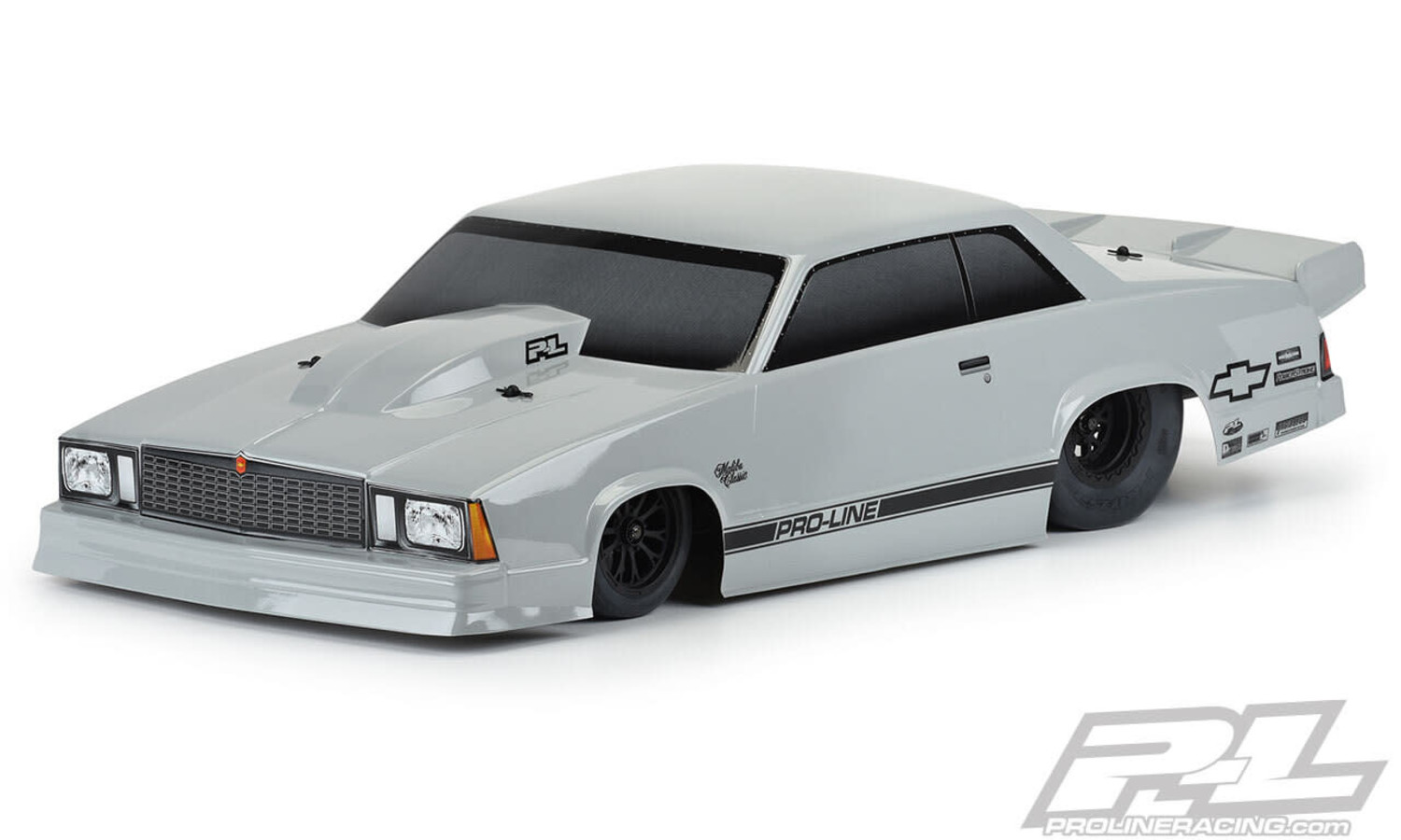 PROLINE 1978 Chevrolet Malibu Tough-Color (Stone Gray) Body for Losi ...