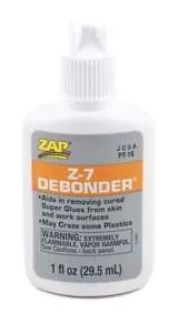 ZAP ZAP C-7 CA DEBONDER 1oz - www.acercmodels.com