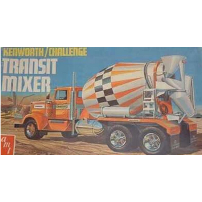 AMT AMT 1/25 Kenworth /Challenge Transit Cement Mixer Plastic Model Kit ...