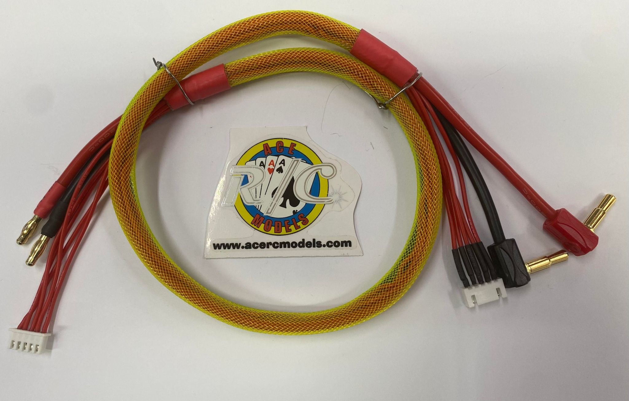 ACE IMPORTS ACE 4S CHARGE LEAD WITH INTEGRATED BALANCE CABLE 4MM TO 4 ...