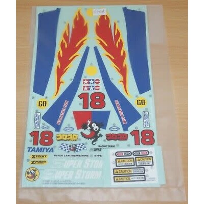 TAMIYA Tamiya 47438 Super Storm Dragon, 9494225/19494225 Decals ...