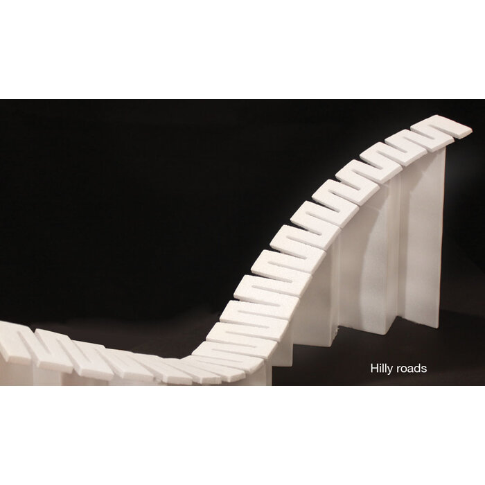 WOODLAND SCENICS Woodland Scenics ROAD RISER 1/4"" 1.9cm Foam track ...