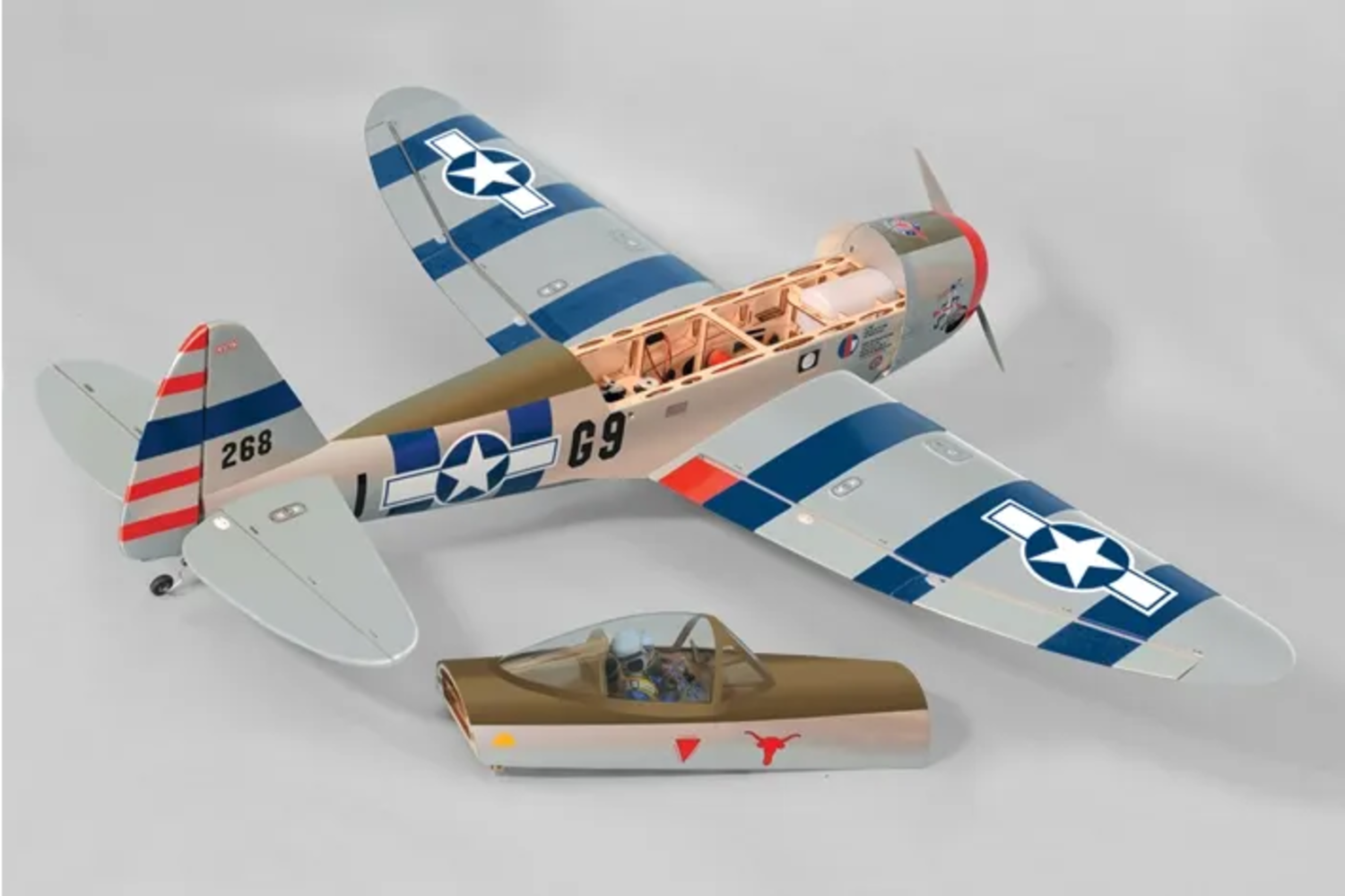 Phoenix Model P47 Thunderbolt RC Plane, 15cc ARF, PHN-PH138 - www ...
