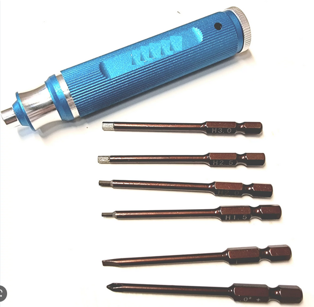 ACE IMPORTS ACE ALLEN KEY DRIVER SET 1.5, 2.0, 2.5, 3.0mm Phillips 0 ...