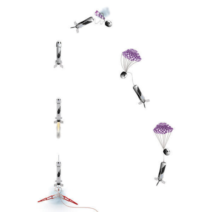 Estes Blue Origin New Shepard Beginner Model Rocket (18mm Standard ...