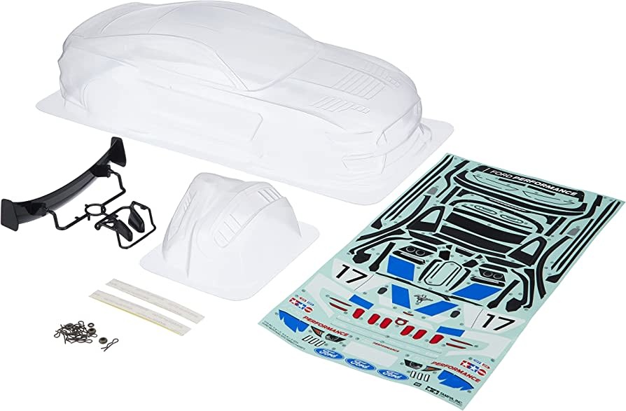 Tamiya 190mm Ford Mustang GT4 Clear Body Set For 1 10 RC Touring Car 51614 www.acercmodels