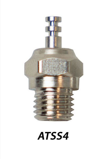 O.S. PARTS ATS Glow Plug Medium short Reach - www.acercmodels.com