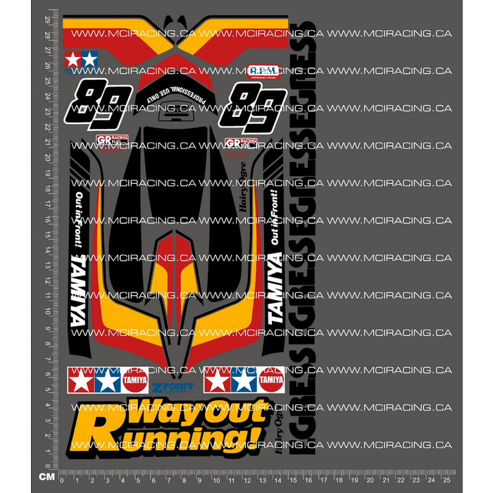 MCI REPRODUCTION DECALS MCI 1/10TH TAM 58079 - EGRESS DECALS - www ...