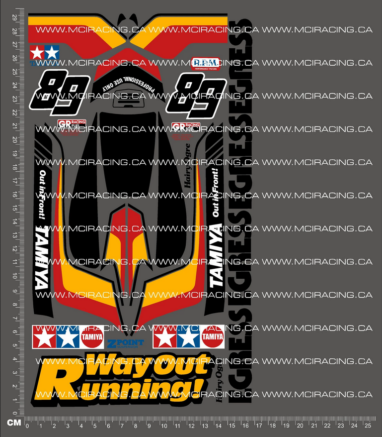 MCI REPRODUCTION DECALS MCI 1/10TH TAM 58079 - EGRESS DECALS - www ...