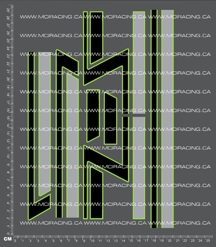 MCI REPRODUCTION DECALS MCI 1/14TH TAM 56334 - KING HAULER TRUCK STRIPE ...