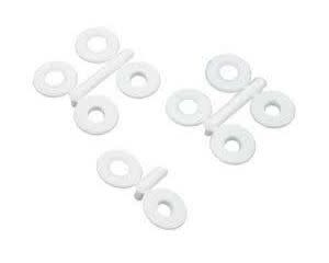 RPM RPM Body savers 3/16" Posts (White) - www.acercmodels.com