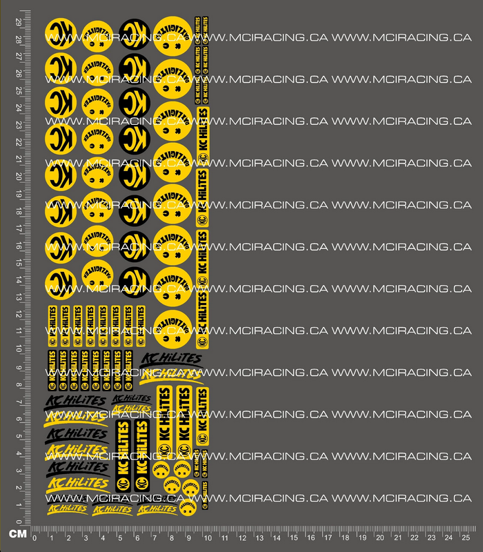 MCI REPRODUCTION DECALS MCI 1/10TH KC LIGHTS V2 DECALS × 2 - www ...