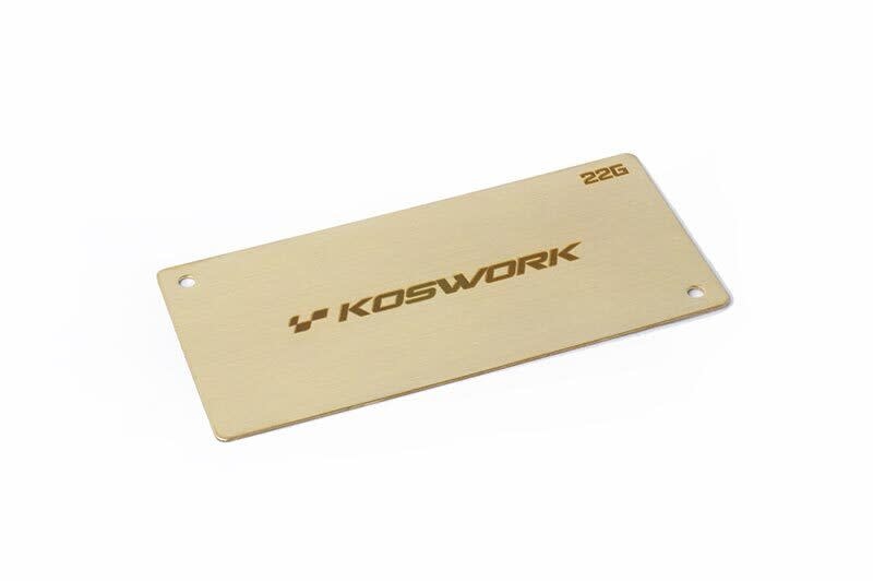 KOSWORK KOSWORK 22g Shorty LiPo Weight 94x46x0.6mm - www.acercmodels.com