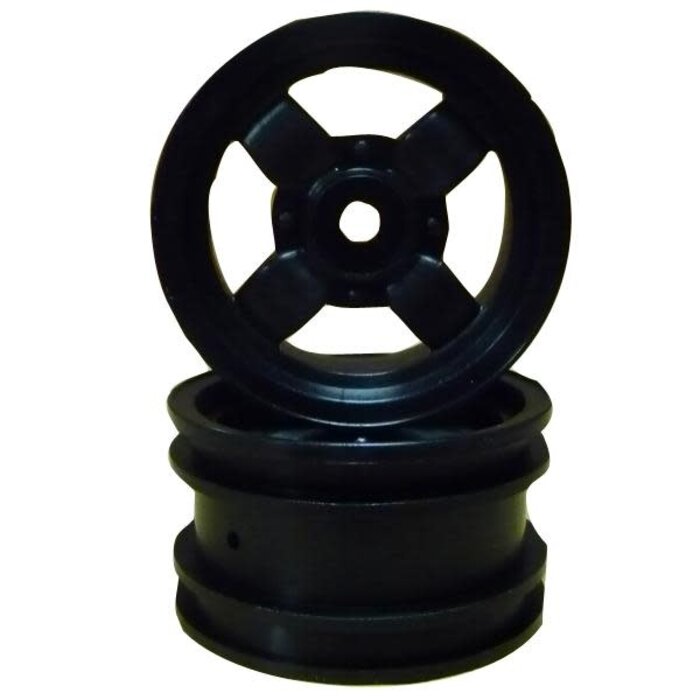 ABC HOBBY ABC Bodies Wheels BRE 4spoke(mini)black - www.acercmodels.com