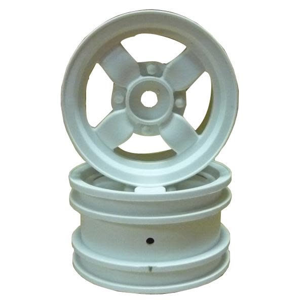 ABC HOBBY ABC Bodies Wheels BRE 4spoke (mini) WHITE - www.acercmodels.com